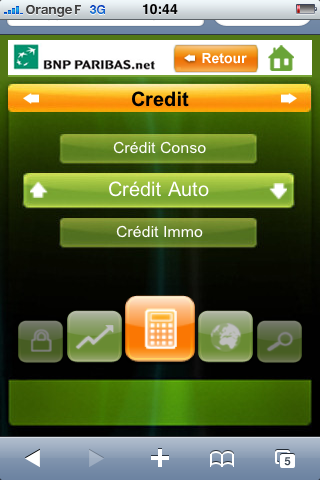 Application BNP Paribas pour mobile - Business Attitude